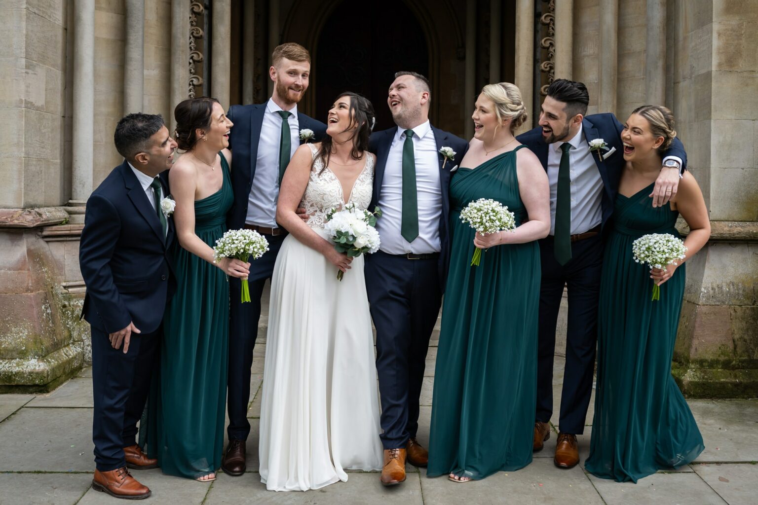 A cathedral wedding and pub reception